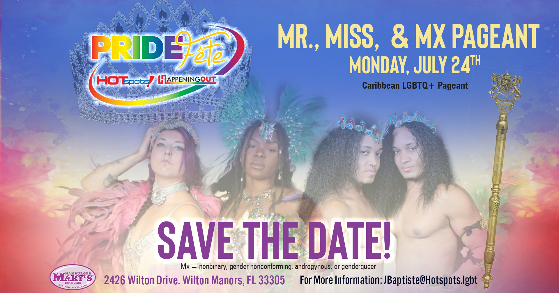 Mr., Miss, & Mx PrideFête Pageant - PrideFete: An LGBTQ+ Caribbean Festival